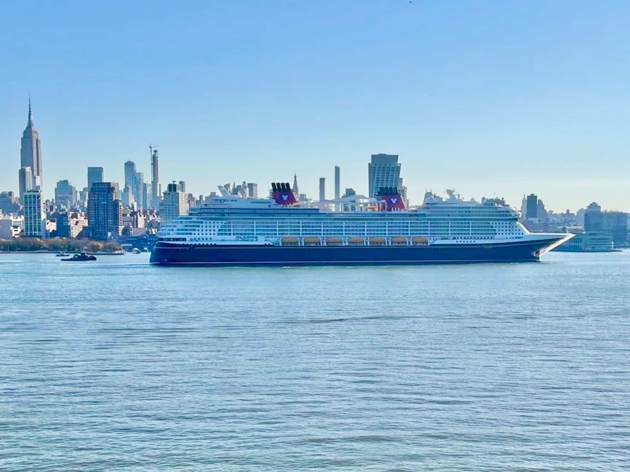 The Disney Treasure Cruise Ship has arrived in NYC: First Look! - Mouse ...