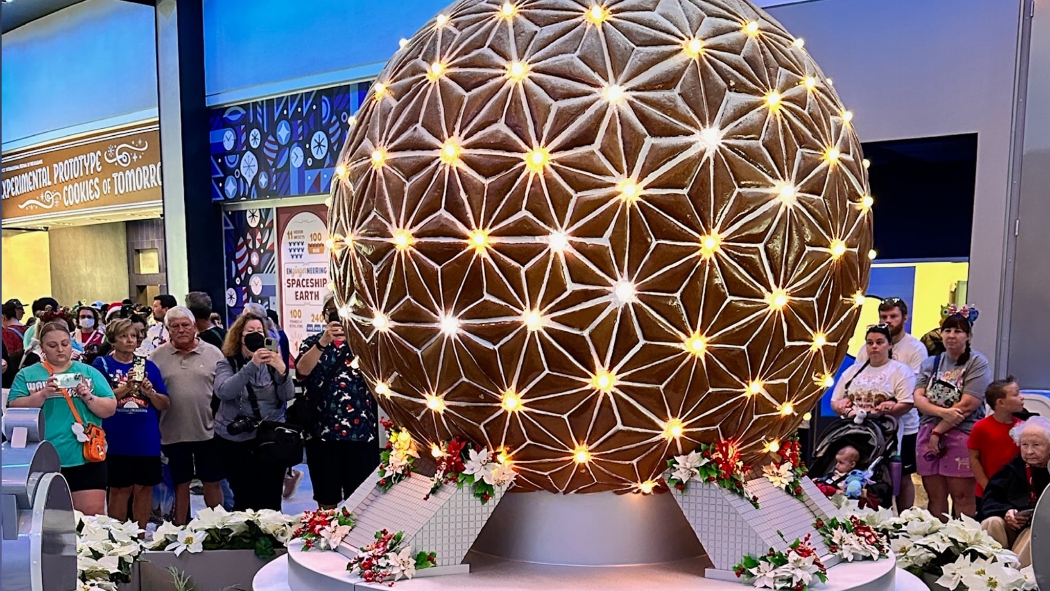 Epcot’s New Gingerbread Display at the Festival of the Holidays - Mouse ...